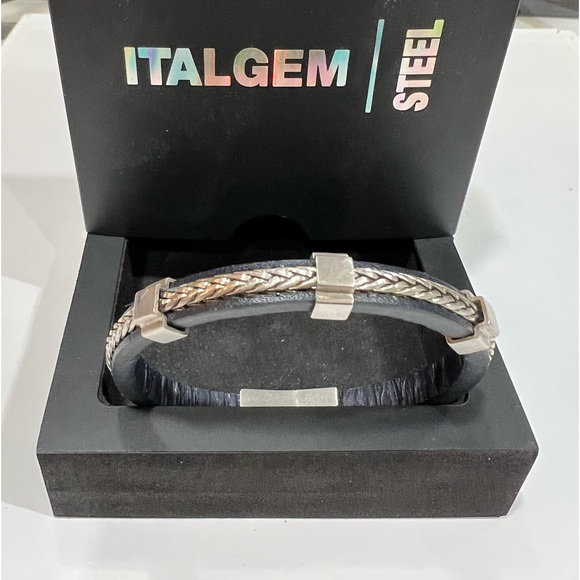 ItalGem Steel Jewelry | Accessories | Italgem Steel Bracelet Dark Navy ...